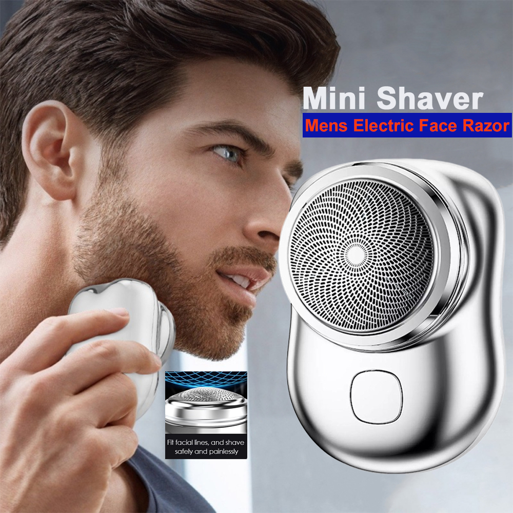 Mini Shaver Mens Electric Face Razor Mini Electric Shaver Beard Shaver ...
