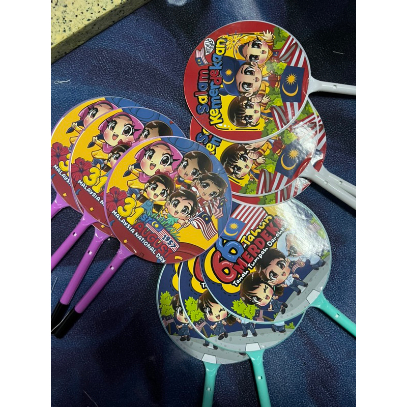 Hand Fan With Pen (Merdeka Edition) ready stock | Shopee Malaysia