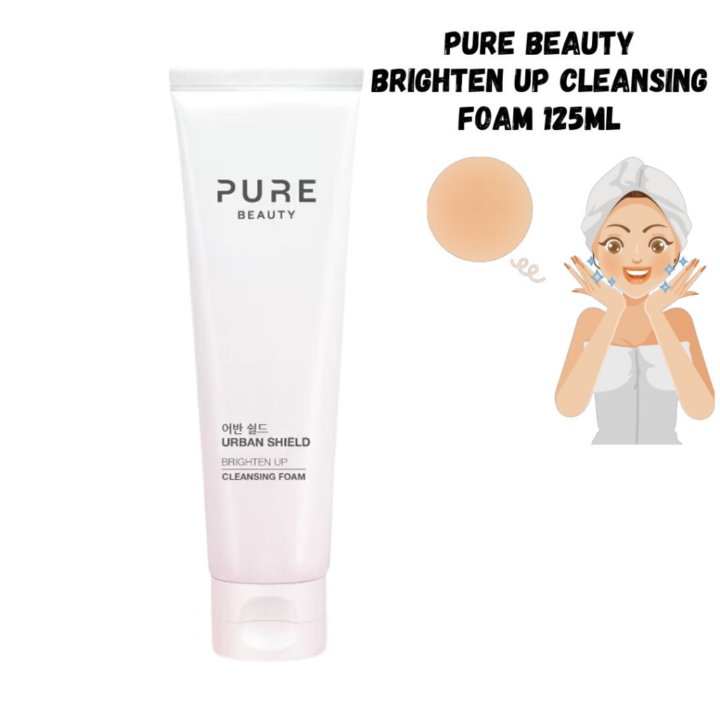 PURE BEAUTY Brighten Up Cleansing Foam 125ML | Shopee Malaysia