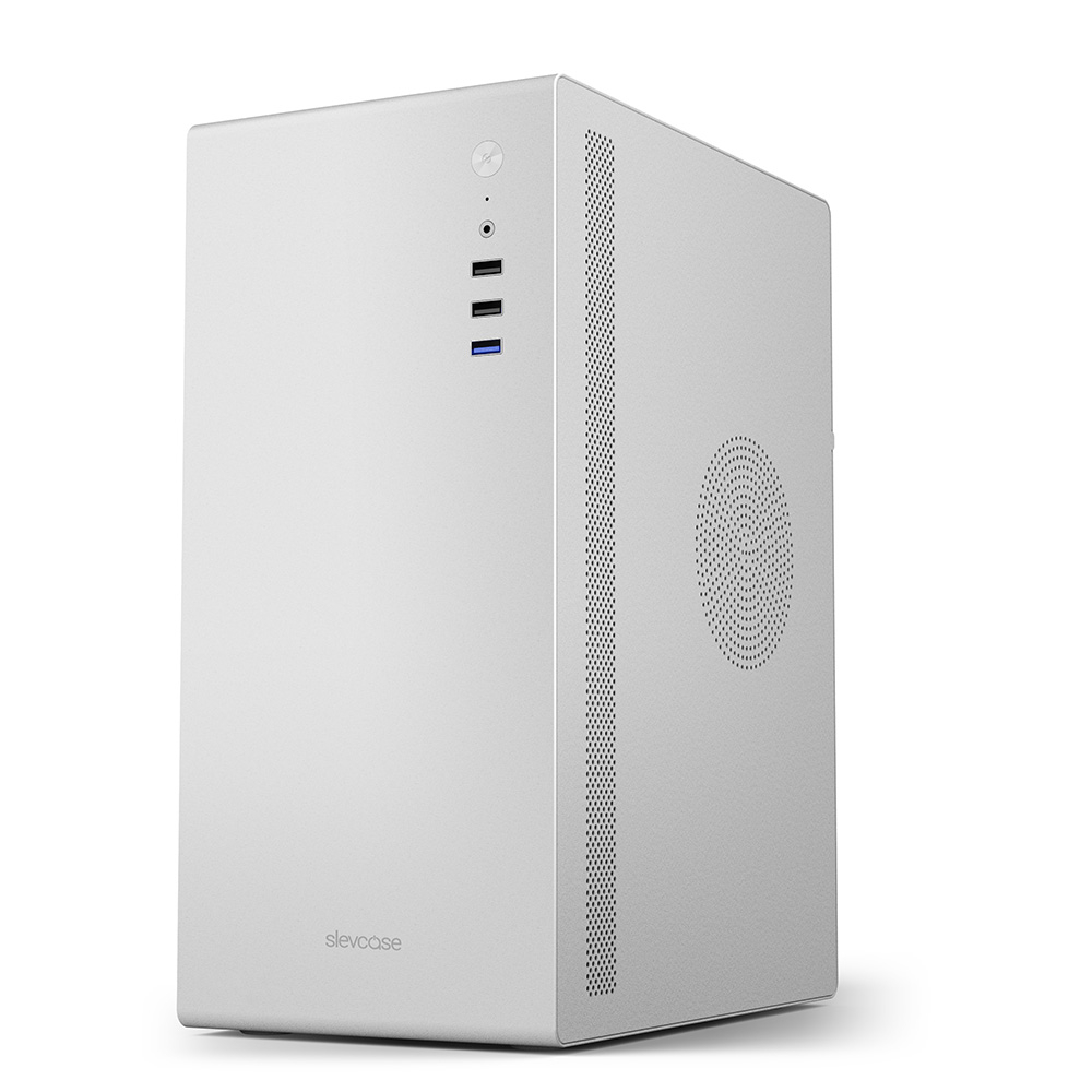 SLEVCASE SPOTLESS MICRO ATX CASING WITH SF380 Power Supply (BLACK ...