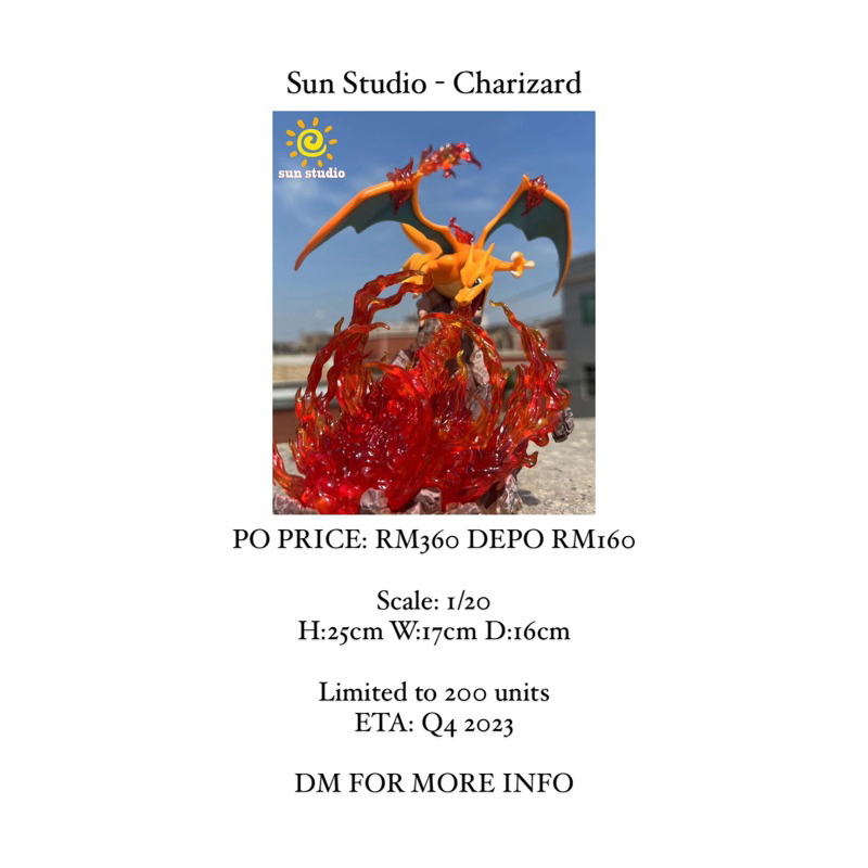 Sun Studio - Charizard | Shopee Malaysia