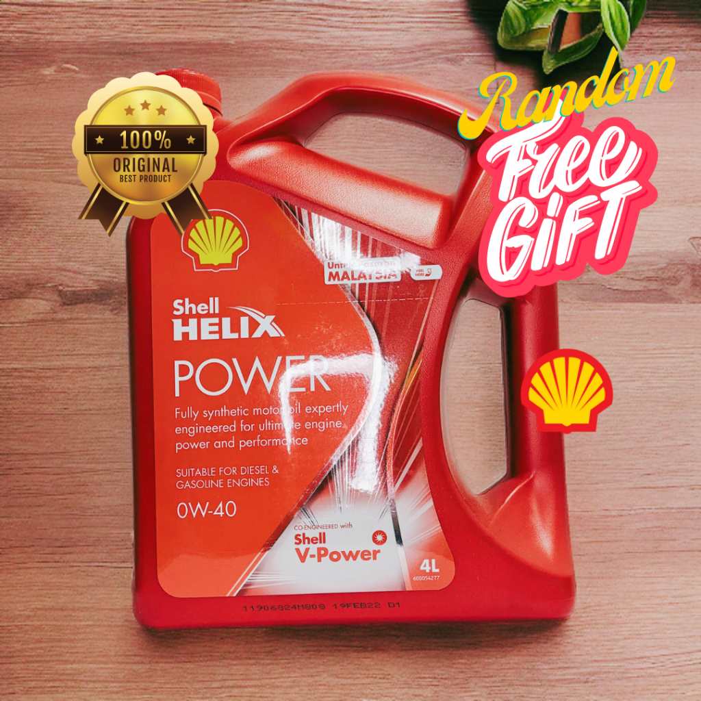 SHELL HELIX POWER [100% ORIGINAL SHELL MALAYSIA] | Shopee Malaysia