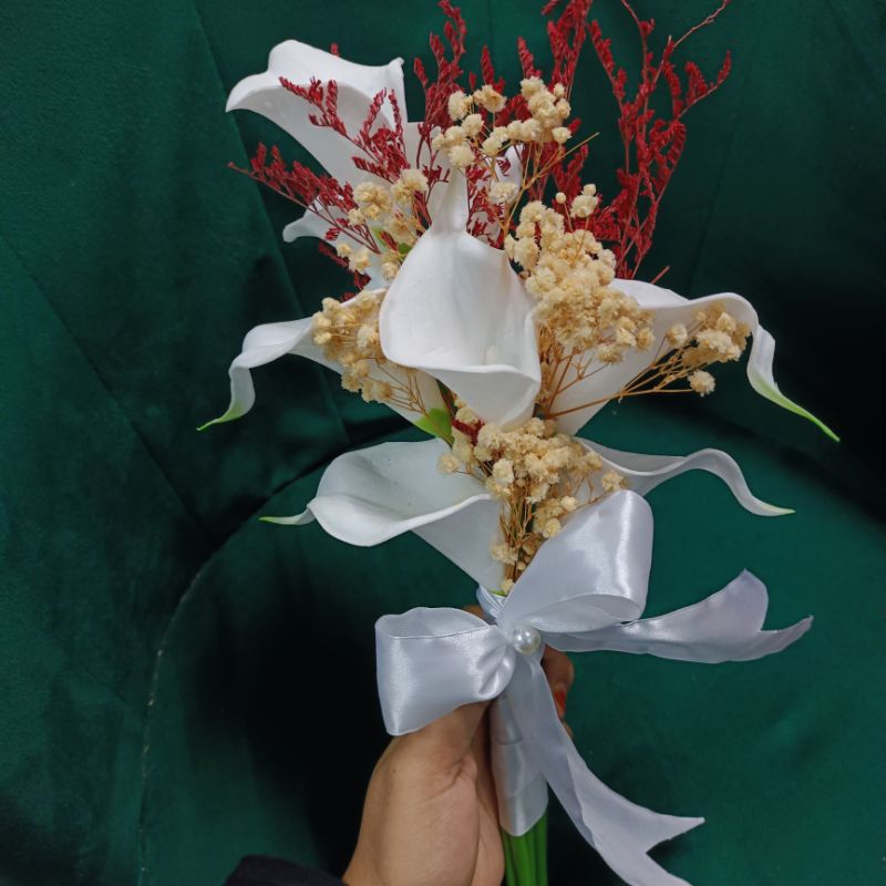 bunga tangan pengantin lily sesuai untuk tunang nikah sanding | Shopee ...