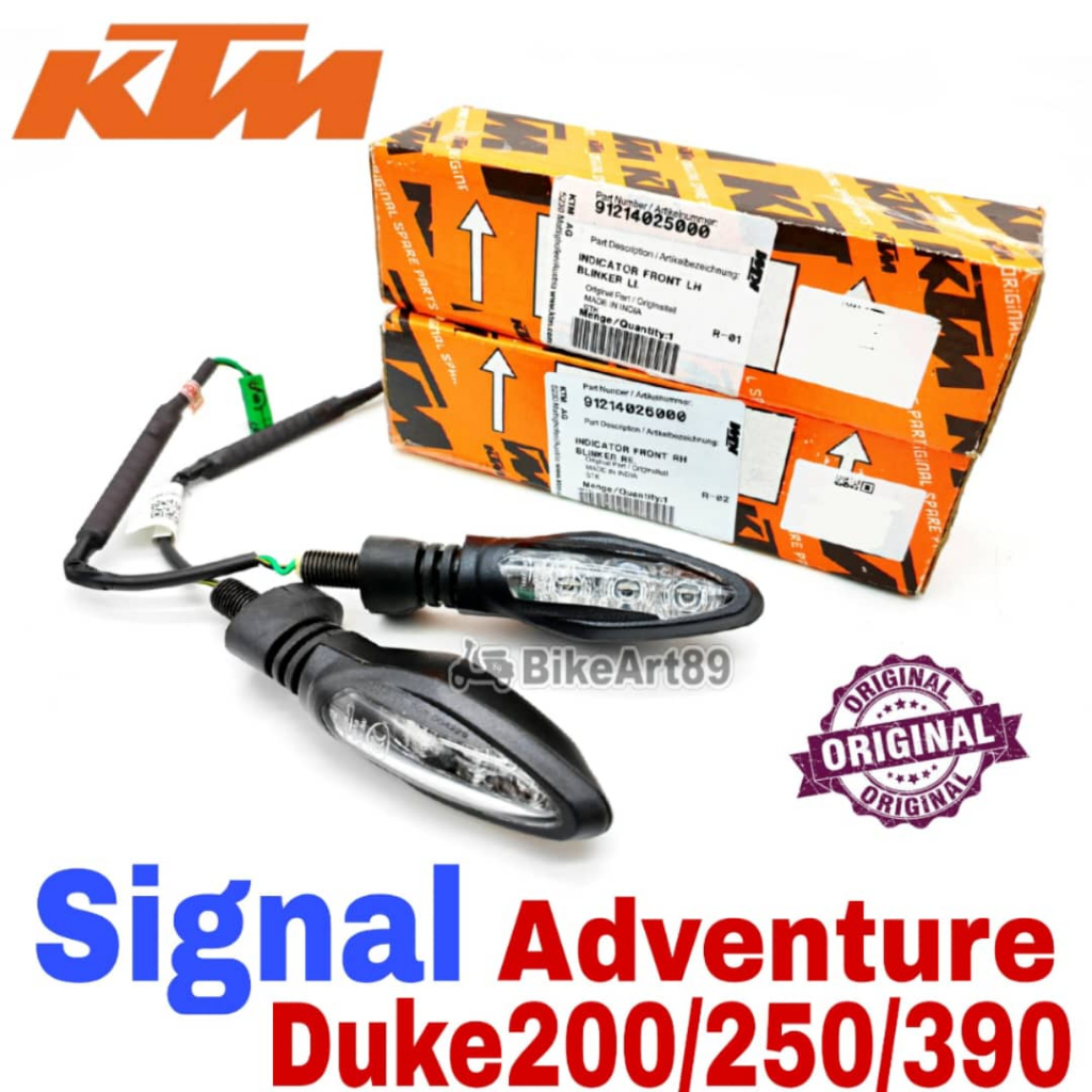 KTM Signal Flasher LED Duke200 250 390 100% Original KTM Lampu Depan ...