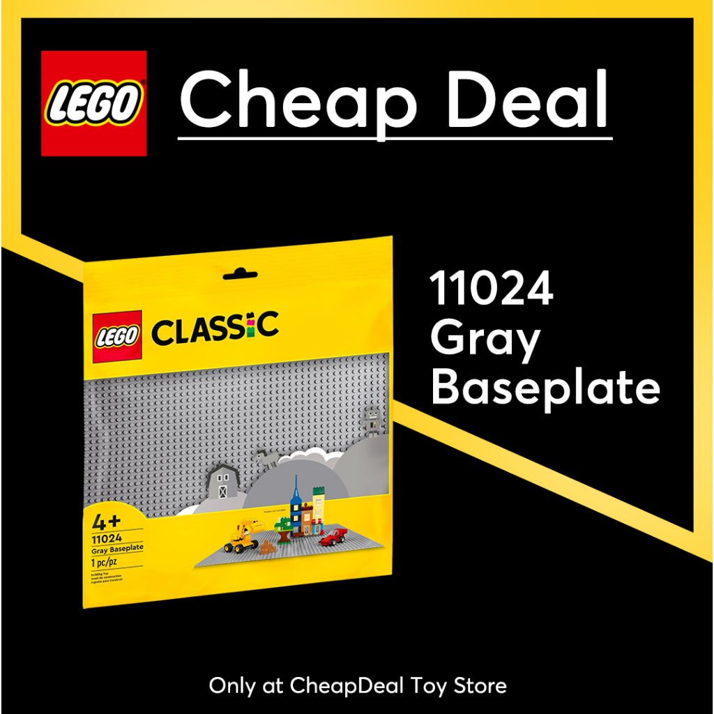 [Ready Stock] - LEGO 11024 Gray Baseplate (1 Pieces) | Shopee Malaysia