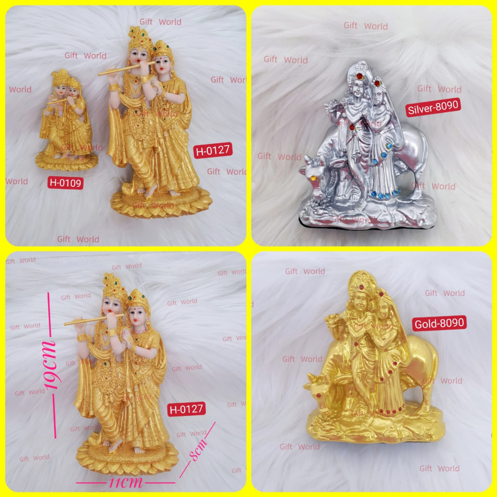 Radha Krishna Small Size God Statues ** READY STOCK IN MALAYSIA (KL ...
