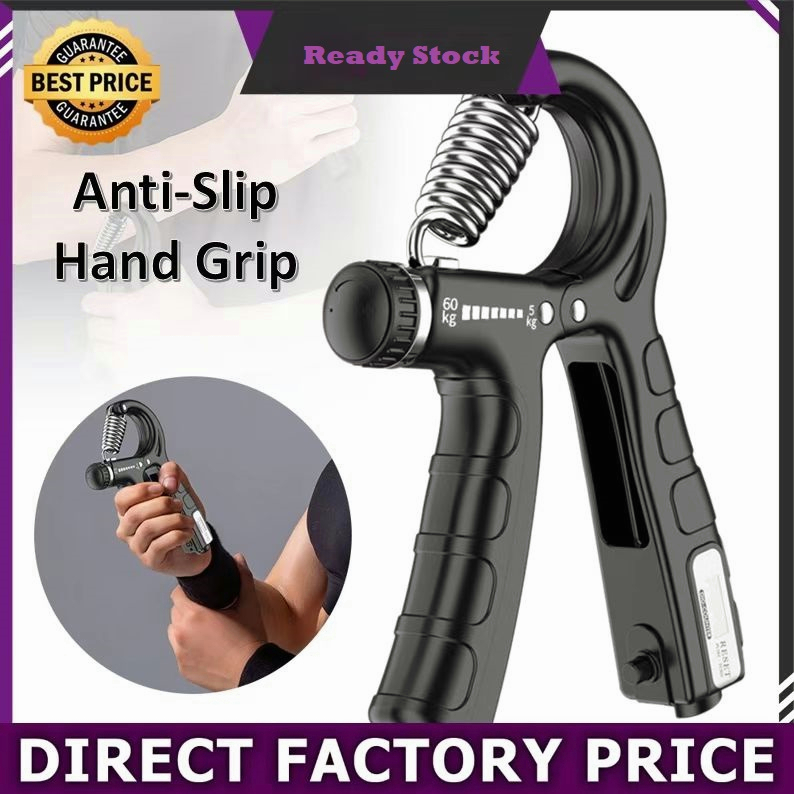 💪【Ready Stock】5kg-60kg Adjustable Hand Grip Gripper Fitness Hand ...