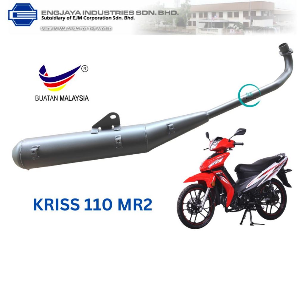 EJM EXHAUST PIPE STANDARD EKZOS PIPE EZOS PIPE MUFFLER PIPE MODENAS KRISS MR2 MODENAS KRISS 110 ...