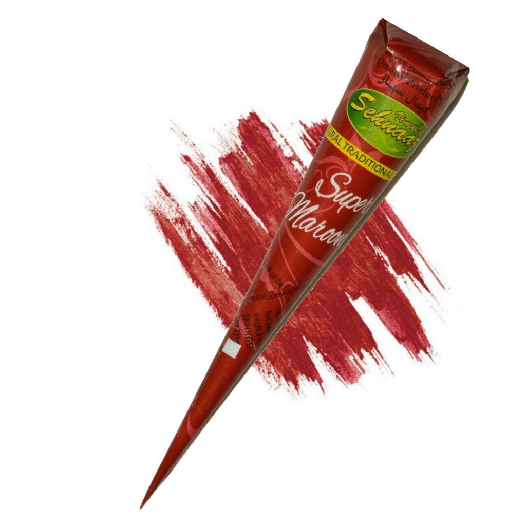 Golecha Henna Cones aka Diamond Henna Rubyo/Super Maroon Sehnaaz by ...