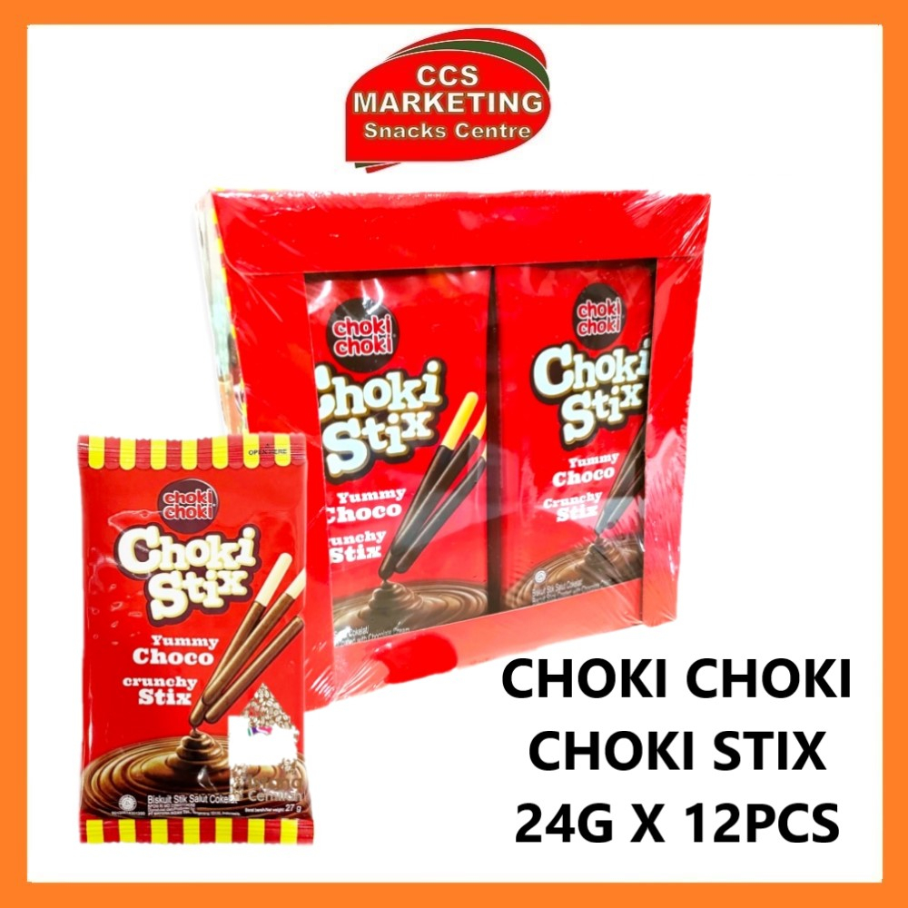 CCS Choki Choki Choki Stix Yummy Choco Crunchy Stix ( 24g x 12pcs ...