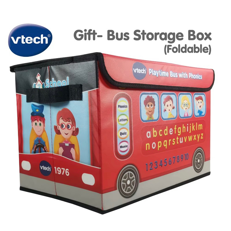 VTech Foldable Bus Storage Box | Shopee Malaysia