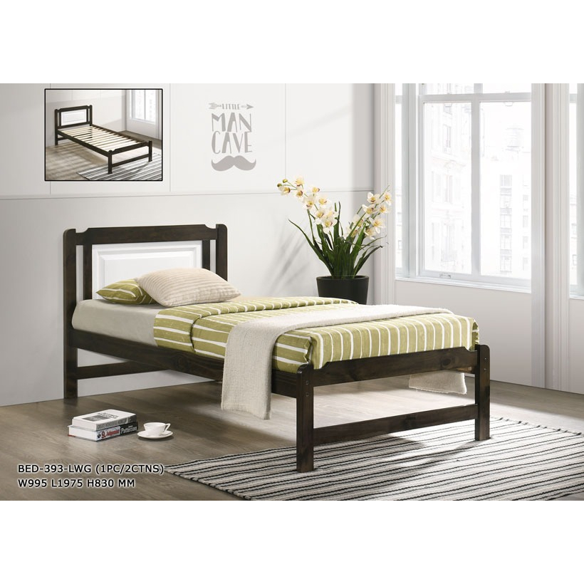 WOODEN SINGLE BED FRAME / SINGLE BED/ KATIL / CHILDREN BED / BEDROOM ...