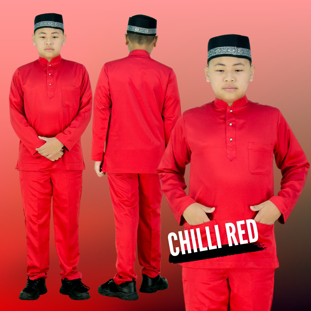 CY 7416 BAJU MELAYU MUSLIM MUSLIMIN KIDS BUDAK BABY EMERALD GREEN ...