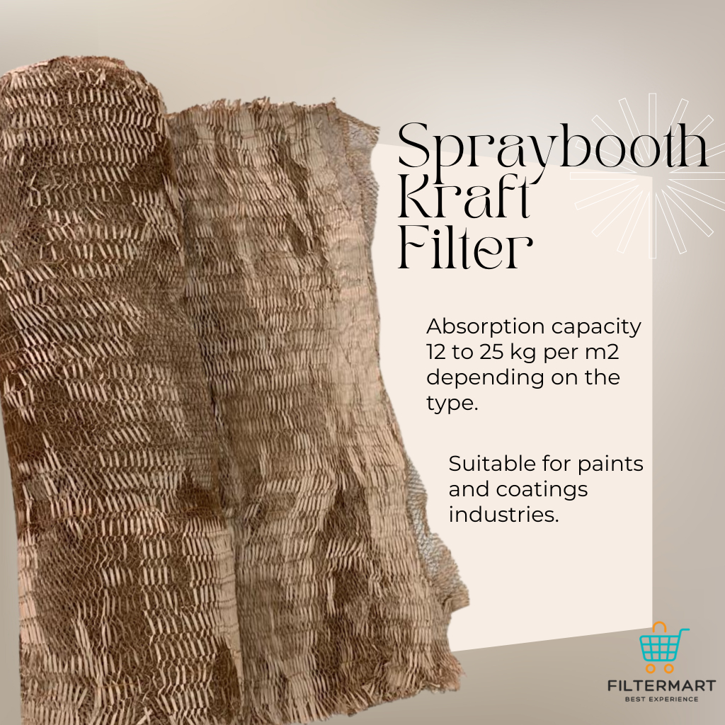 [READY STOCK] SPRAY BOOTH KRAFT MULTI LAYERED FILTER, OVERSPRAY ...