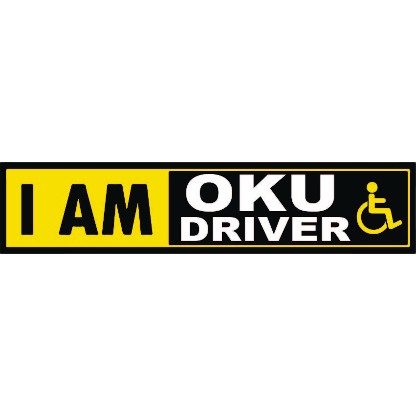 STICKER (I AM OKU DRIVER) | Shopee Malaysia