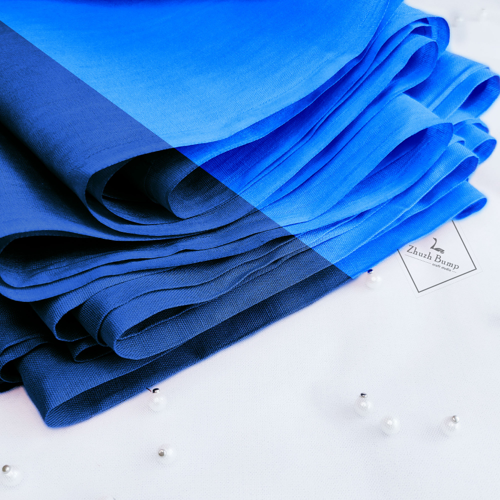 Plain Blue Cotton Fabric Cloth 36 inch | Kain Kapas Biru (by yard/by ...