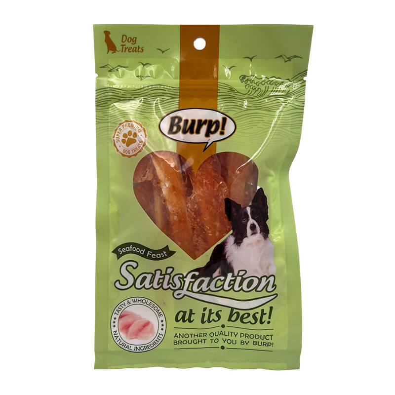Burp Dog Cod Slice With Sesame Twined With Chicken Stripe (80g ...
