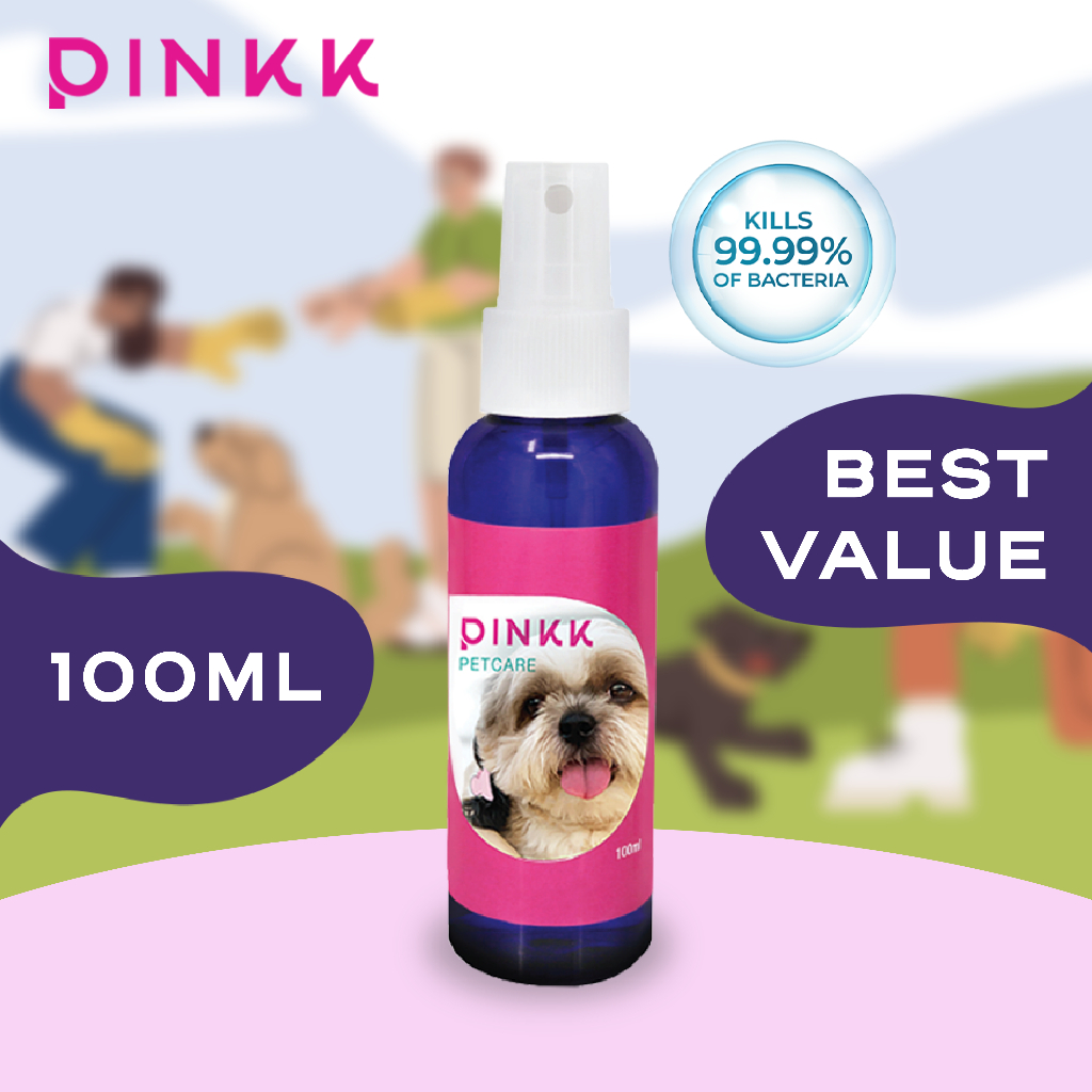 Pinkk Petcare Ionic Silver Spray (100ml) | Silver Ion, Antibacterial, Antiviral, Antifungal ...