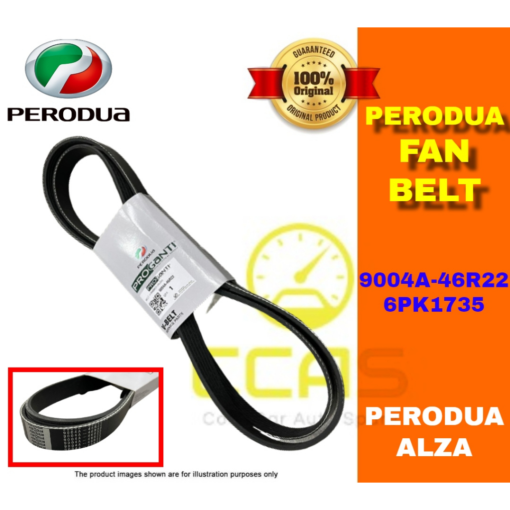 ( 100% ORIGINAL ) 6PK1735 PERODUA ALZA D46T 2009-2021 FAN BELT/ V-BELT ...