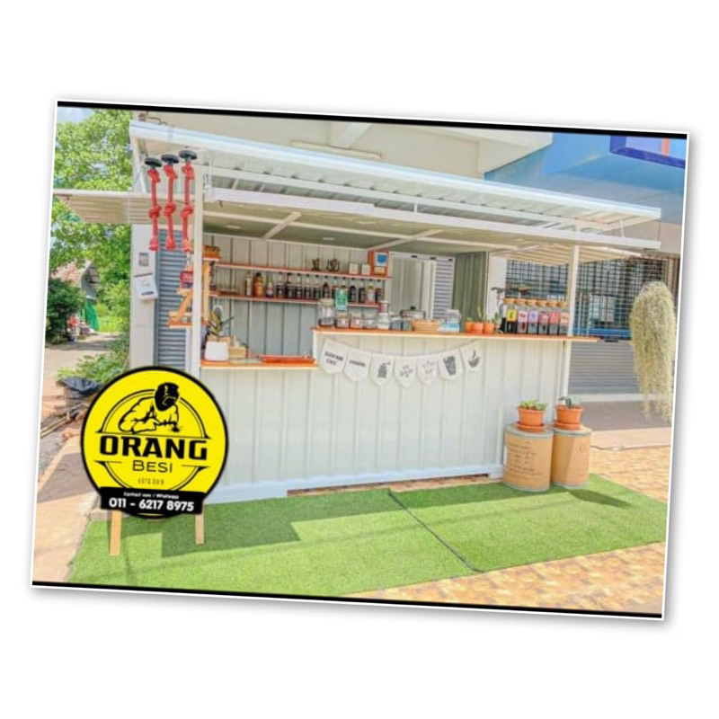 kiosk kabin | kabin cantik | stall | cabin kiosk | Shopee Malaysia