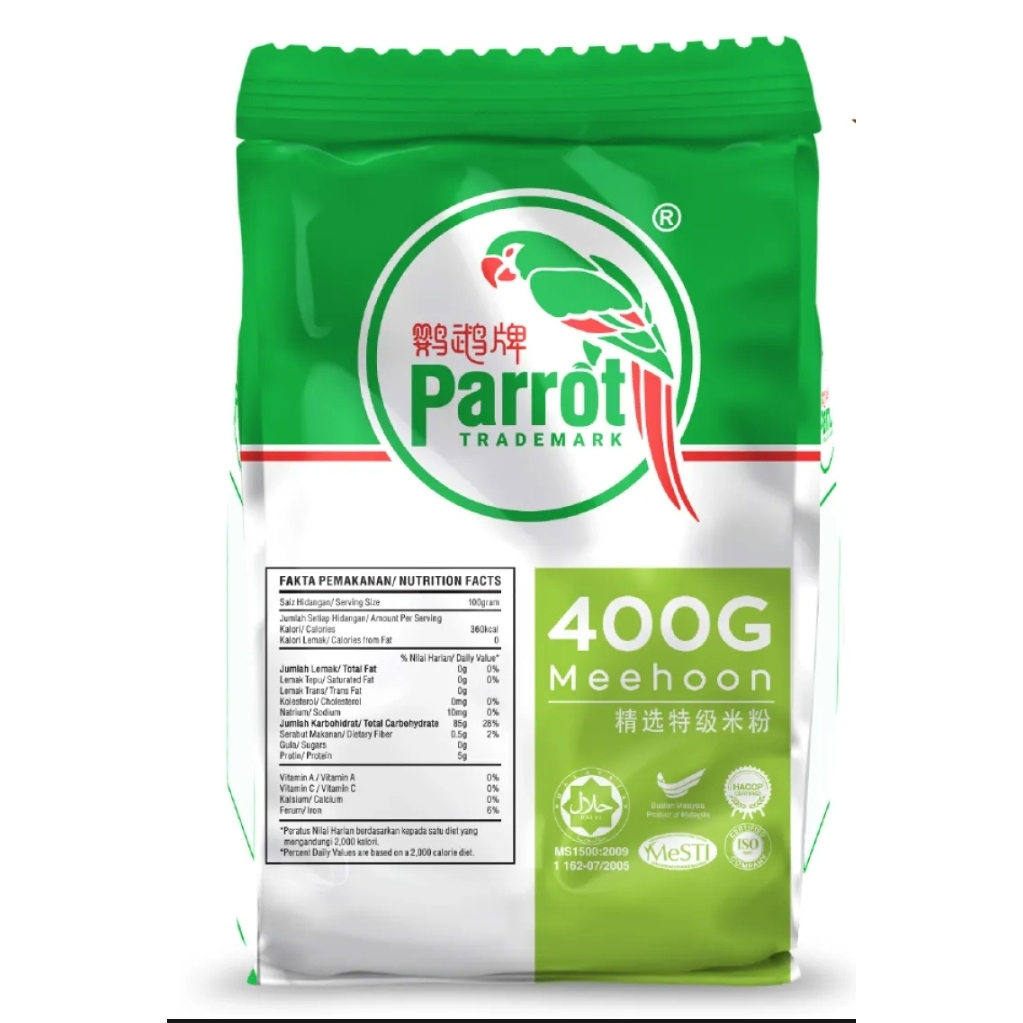 Parrot Rice Vermicelli Traditional with No Seasoning 400g READY STOCK ...