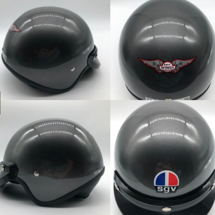 SGV Wing Helmet ( Red / White / Black / Grey ) | Shopee Malaysia