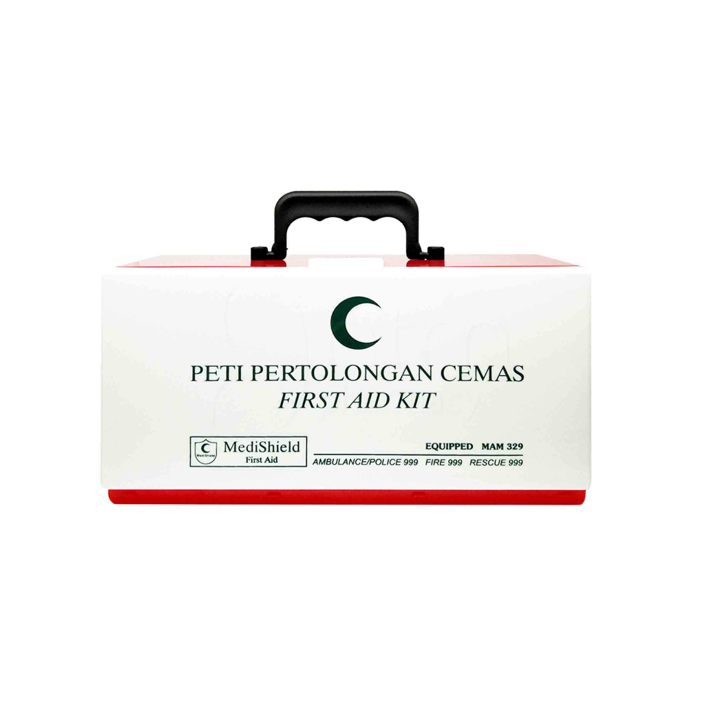 Medishield ABS First Aid Kit / Box Equipped Medium MAM 329EQ Peti ...