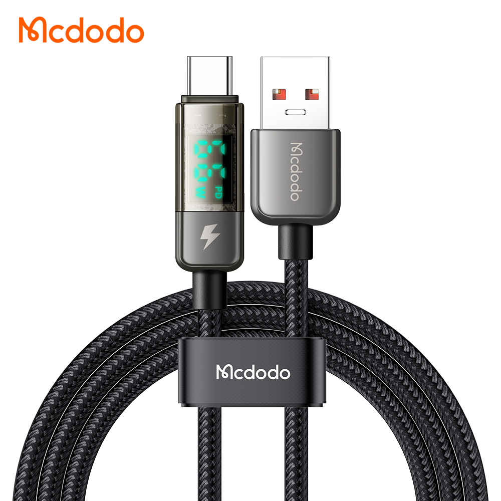 【1Yr Warranty】 MCDODO Digital Pro Auto Cut Off Type C PD Transparent Data Cable CA 360 361 362 ...