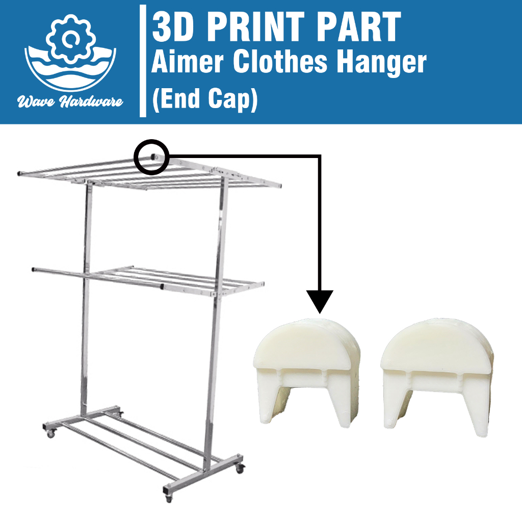 3D PRINT PART Aimer Clothes Hanger Accessories (End Cap) | Shopee Malaysia