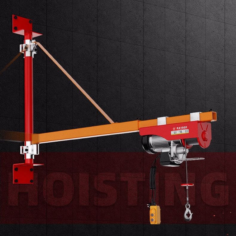 HOIST CRANE Electric Hoist Wall Upright Column Support Small Decoration ...