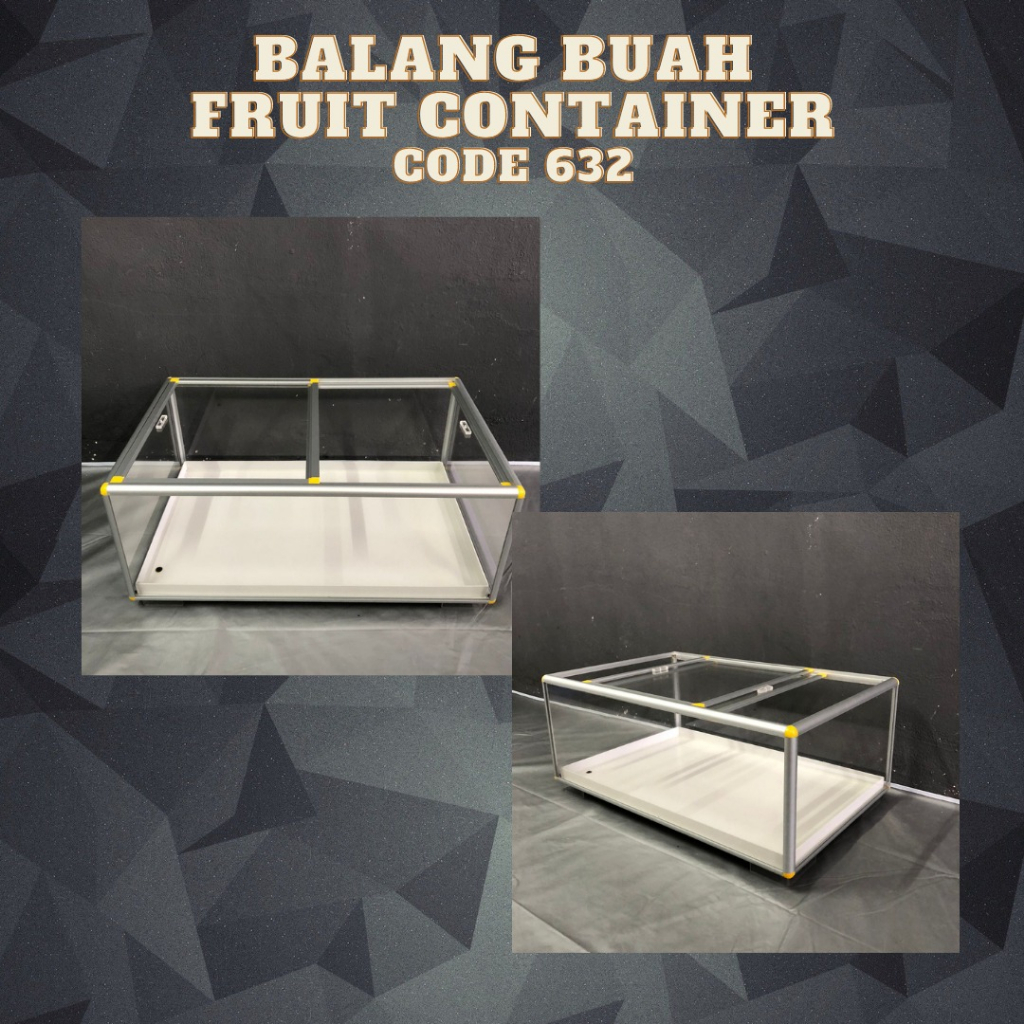 FRUIT CONTAINER / BALANG BUAH ALUMINIUM CODE 632 | Shopee Malaysia