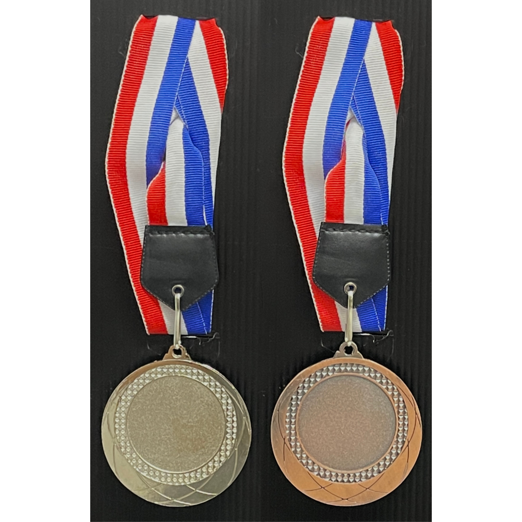 Metal (Casting) Hanging Medal with Ribbon Clearance BE-MT108 Ready ...