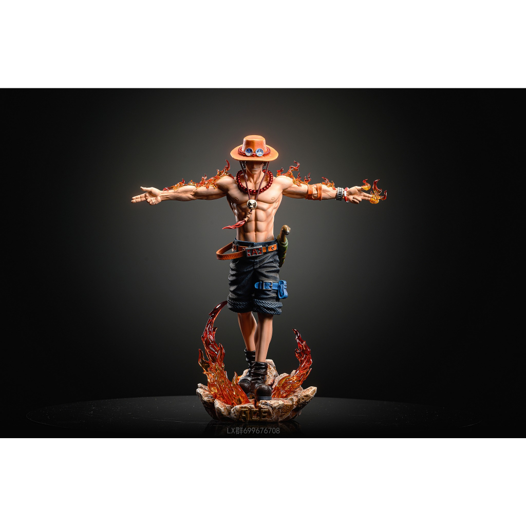 [GKRESIN] LX Studio - One Piece POP Max Scale Portgas D Ace | Shopee ...