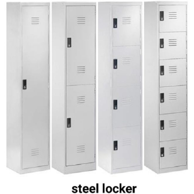 Steel Locker Closet Cupboard Cabinet Home Office Storage Furniture ...