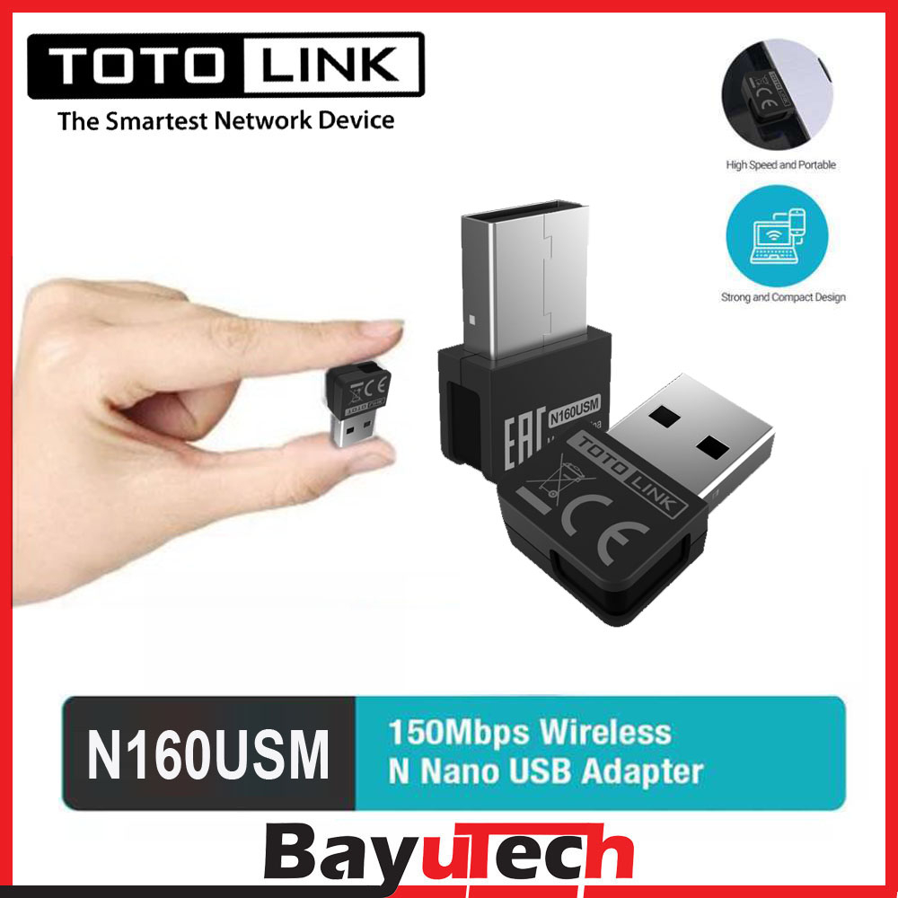 TOTOLINK N160USM 150Mbps Wireless N Mini USB Adapter | Shopee Malaysia