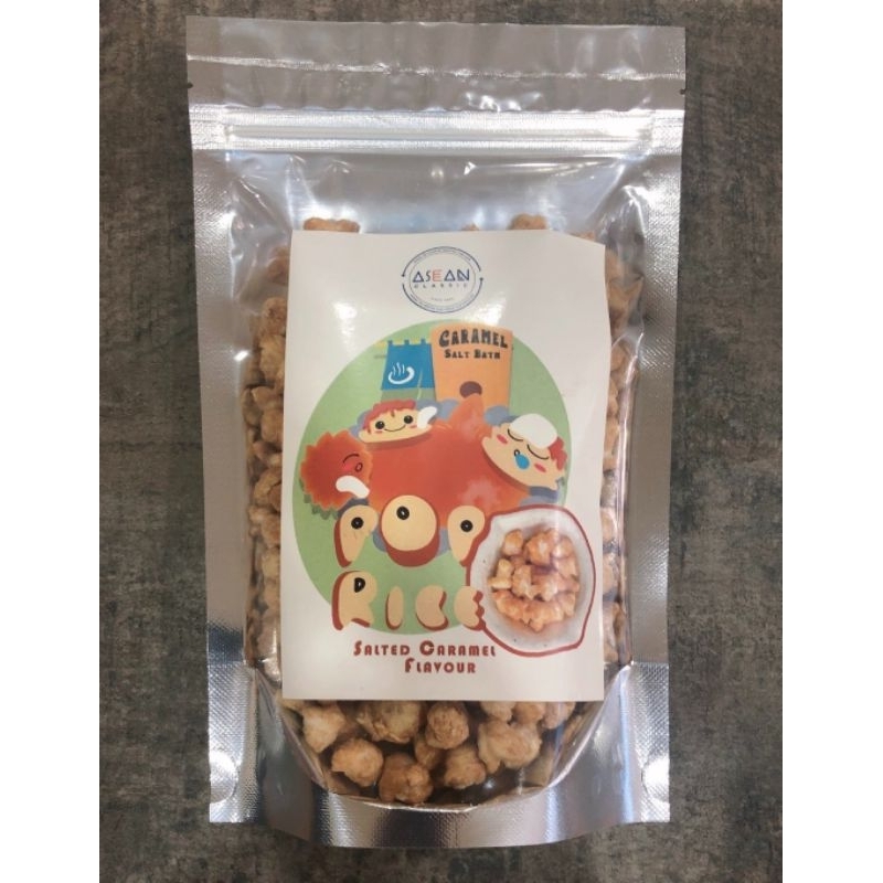 Crispy Pop Rice Snack | Poprice | Original, Salted Caramel, Spicy | 爆米花 ...