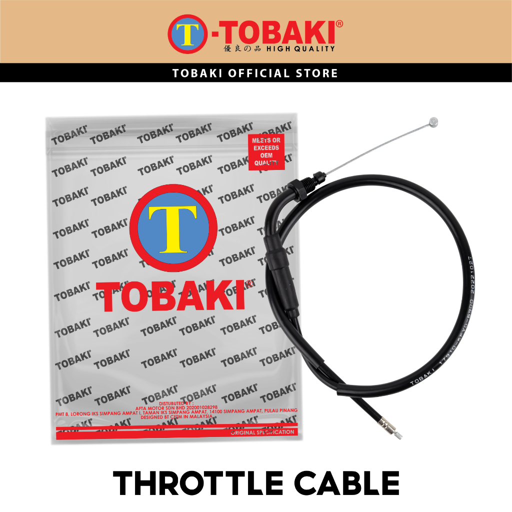Tobaki Throttle Cable | Shopee Malaysia