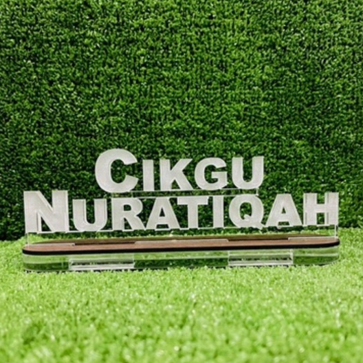 Papan Nama Meja Blok -Custom Made Acrylic - Papan Tanda Nama Meja ...