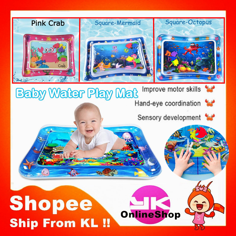 ( Ship Out KL )Baby Water Play Mat Inflatable Activity Center Promoting ...