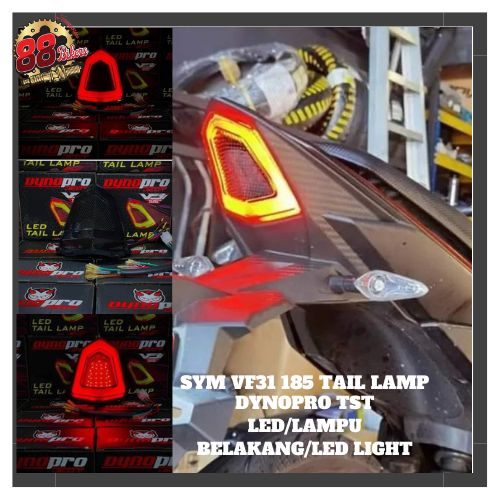 Sym VF3I Dynopro Led Tail Lamp Signal Brake Light Led Tail Lamp/Lampu ...