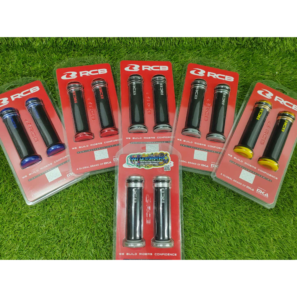 RACING BOY RCB REAR ALLOY HANDLE GRIP AHG66 BLUE / BLACK / GOLD / RED ...