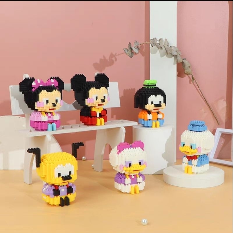 [Ready Stock] Mini Blocks Lego Nano Blocks Mickey Mouse and Friends ...