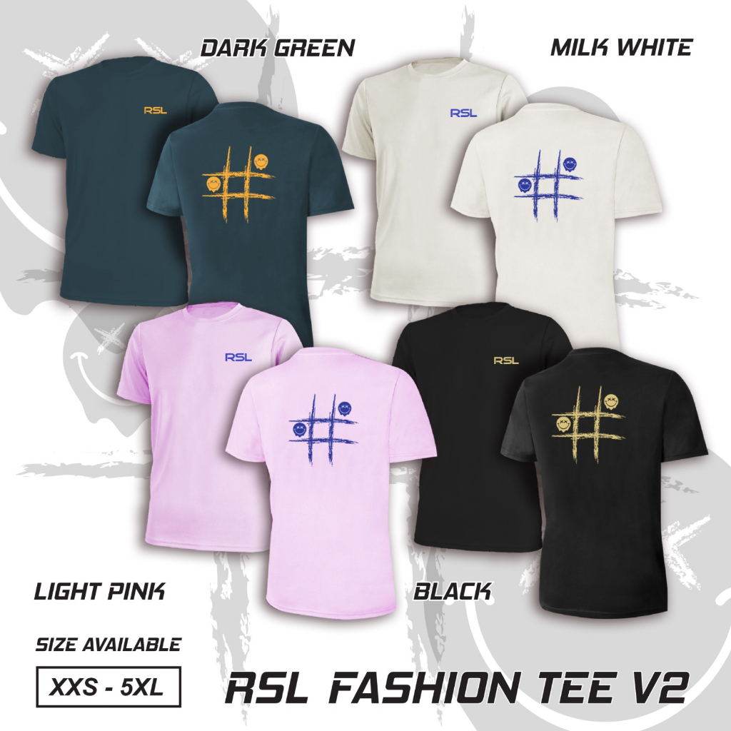 RSL FASHION TEE V2 (100%ORIGINAL) | Shopee Malaysia