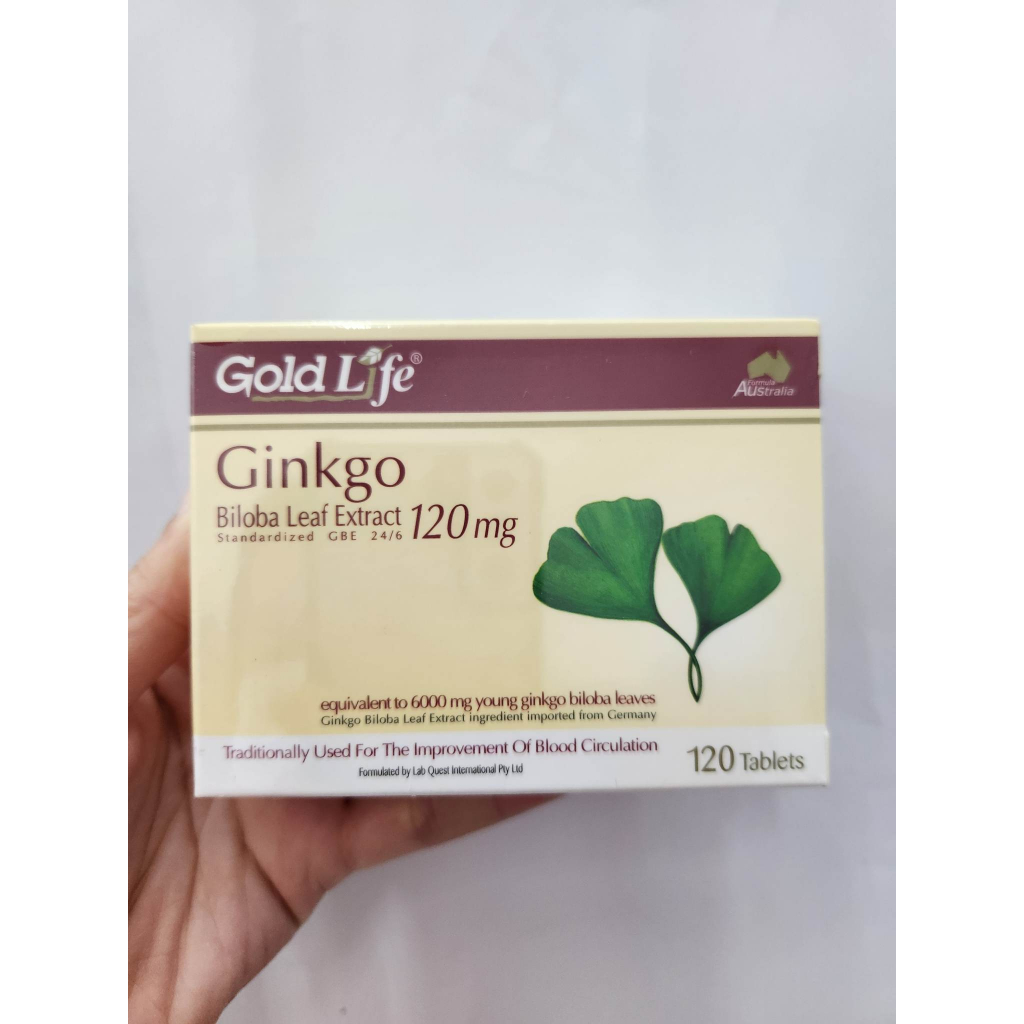 Gold Life Ginkgo Biloba Leaf Extract 120mg (120'S) | Shopee Malaysia
