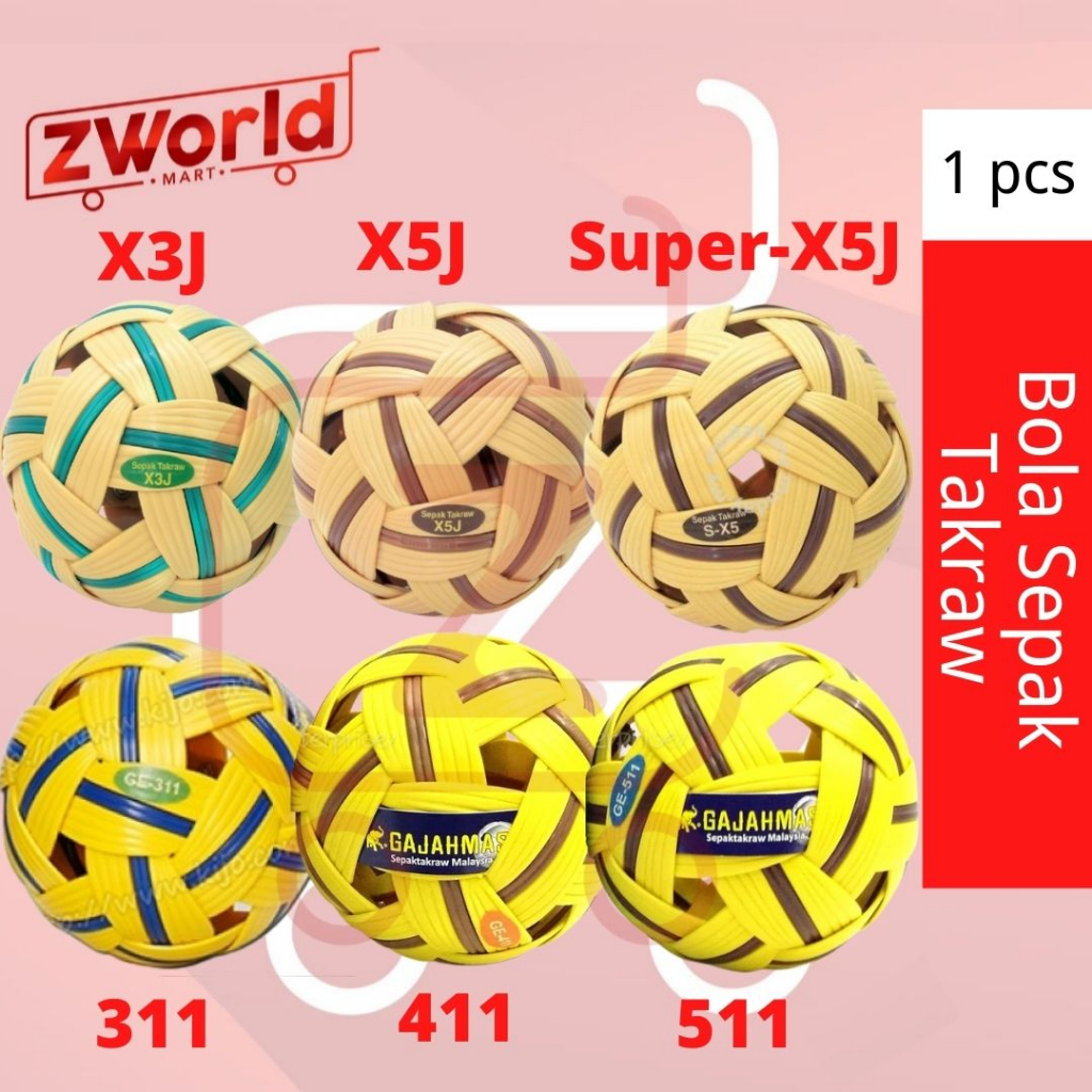 Bola Sepak Takraw / Sepak Raga / Takraw Ball Gajah | Shopee Malaysia