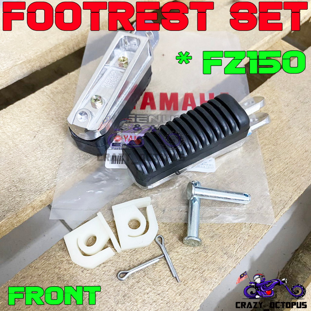 Footrest Front & Rear Yamaha Y15ZR / FZ150 nt & Rear Ya/ FZ150i Set ...