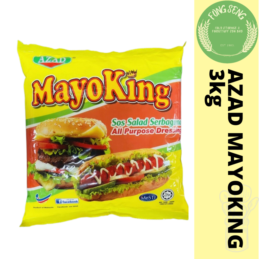Azad Mayo King All Purpose Dressing 3kg | Shopee Malaysia