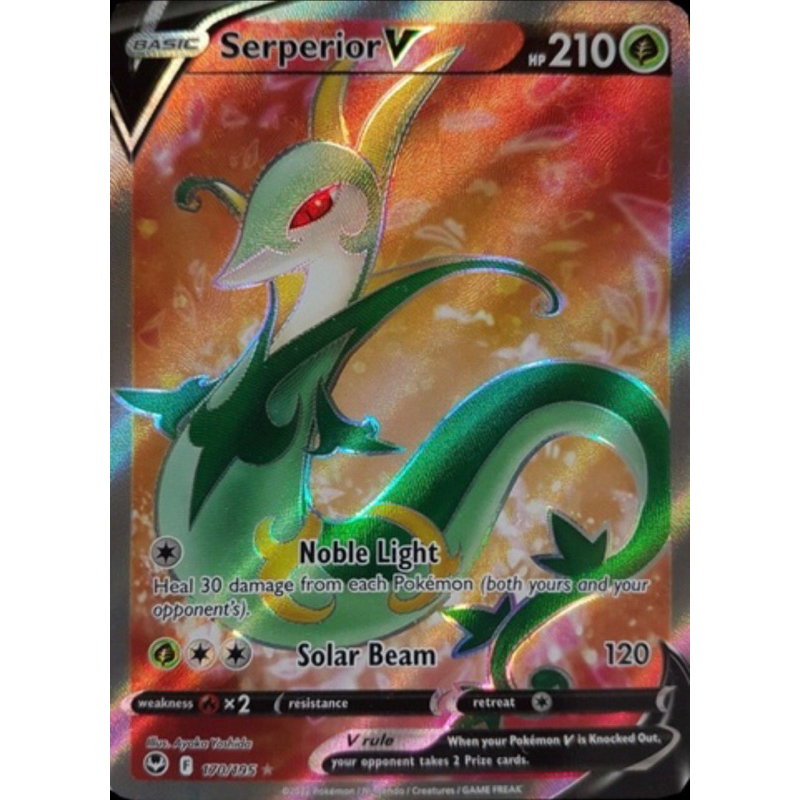Serperior V (Full Art) - SWSH12: Silver Tempest (SWSH12) | Shopee Malaysia