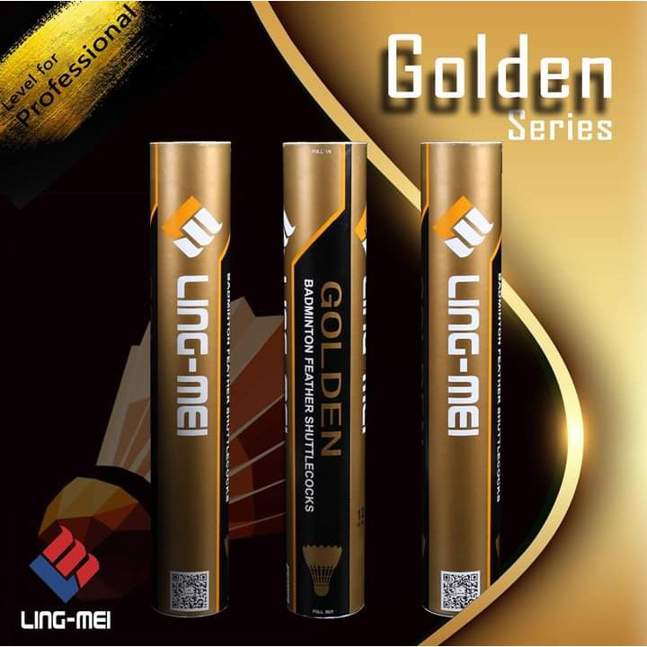 Ling-Mei Golden Badminton Shuttlecock Original 100% | Shopee Malaysia