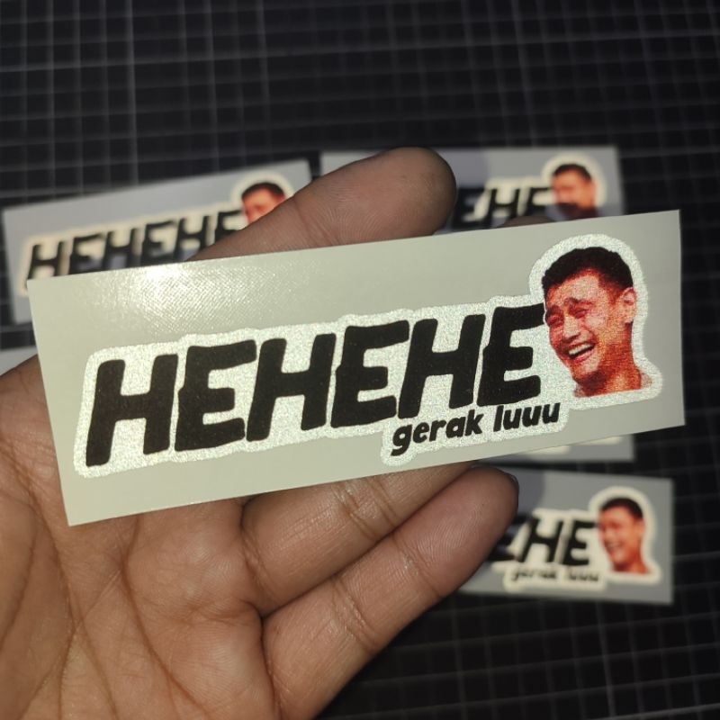 Gerak luu hehehe Sticker Pantul Cahaya | Shopee Malaysia